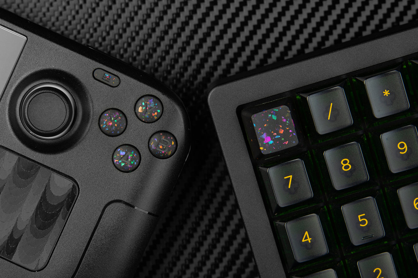 Party Black Steam Deck Button Set - CLEARANCE – Deck Buttons