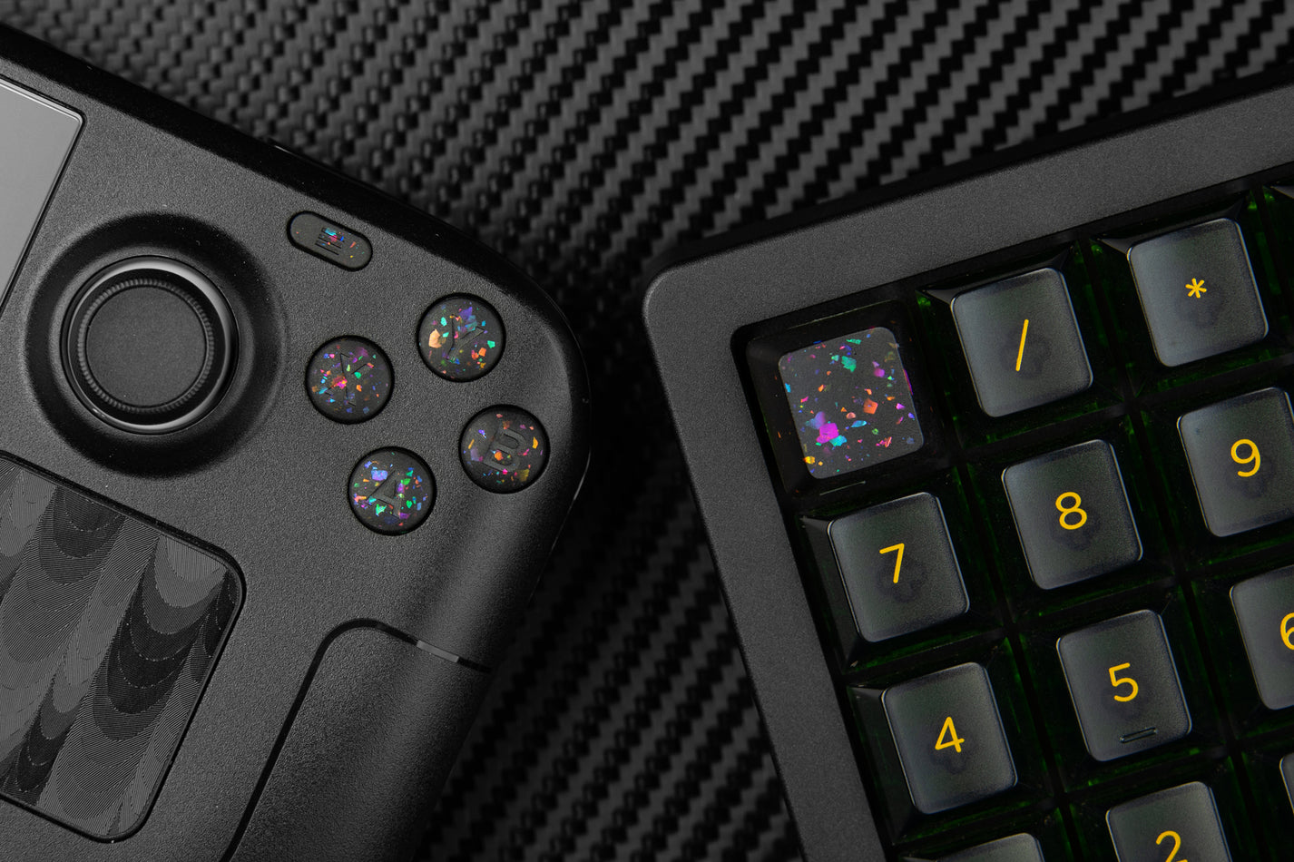 Party Black Steam Deck Button Set – Deck Buttons